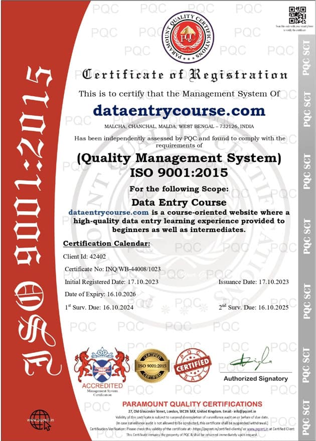 Frequently Asked Questions - Dataentrycourse.com