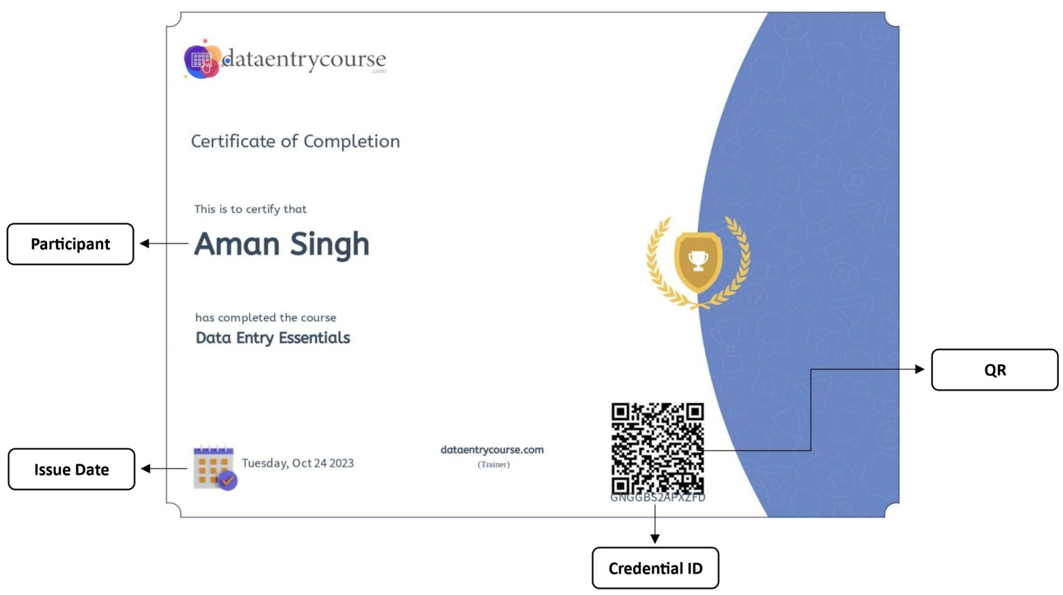 Certificate - Dataentrycourse.com